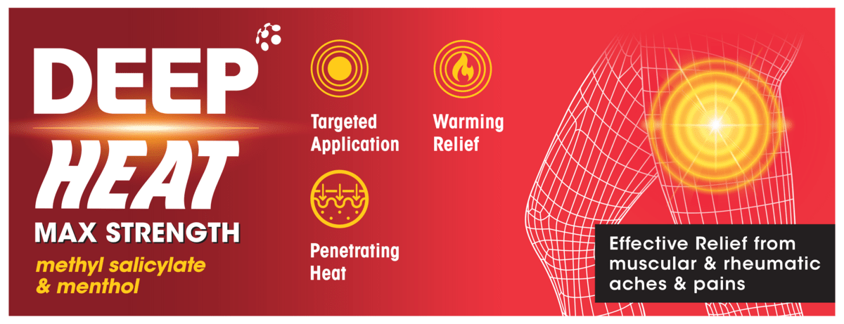 Max Strength - Deep Heat - | Mentholatum