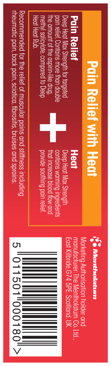 Max Strength - Deep Heat - | Mentholatum