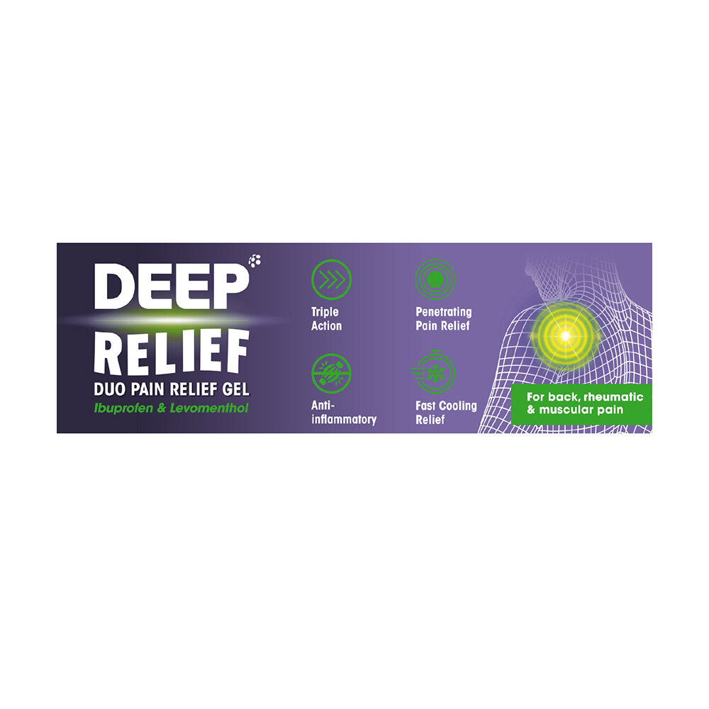 Duo Pain Relief Gel - Deep Relief - | Mentholatum